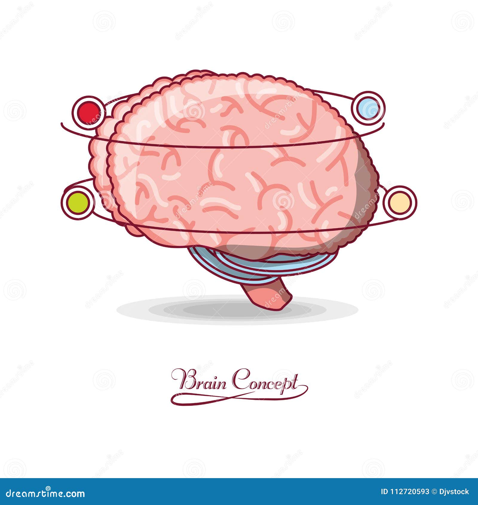 Brain concept design stock vector. Illustration of brainy - 112720593