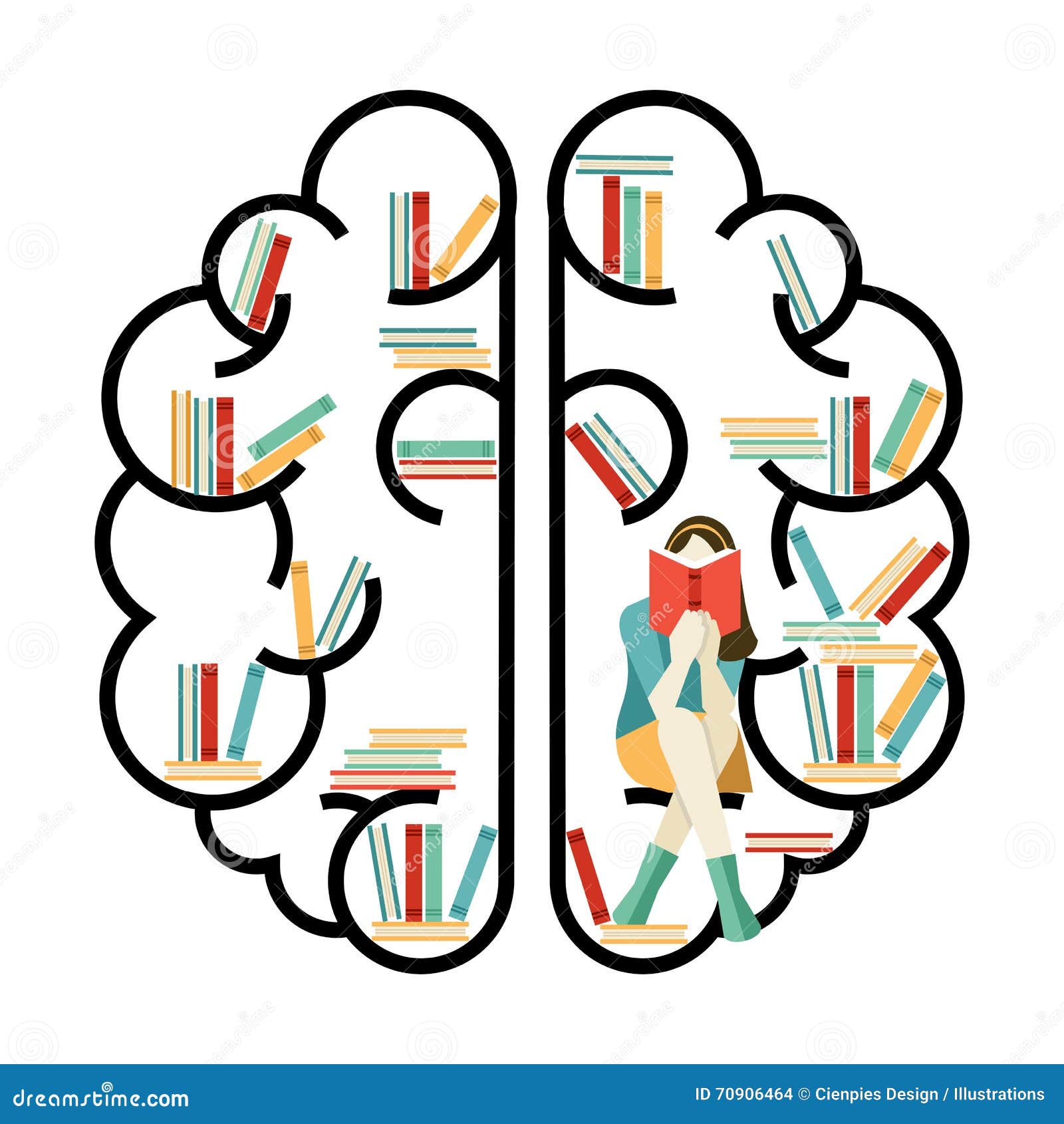 Brain Library Stock Illustrations – 2,734 Brain Library Stock ...