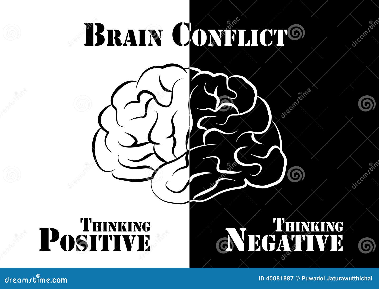 Brain Conflict stock vector. Illustration of logic, intelligence - 45081887 Brain Conflict stock vector. Illustration of logic, intelligence - 45081887