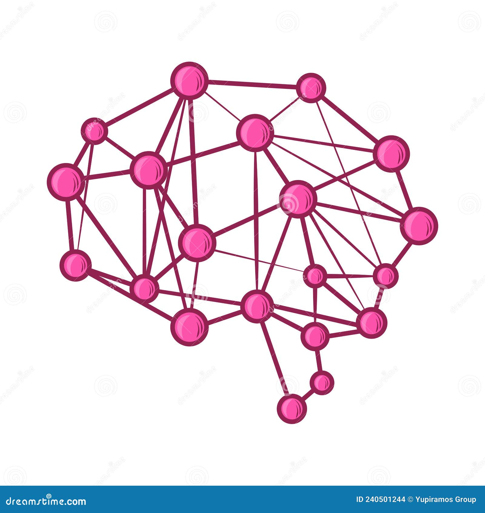 Brain connection idea stock vector. Illustration of connection - 240501244