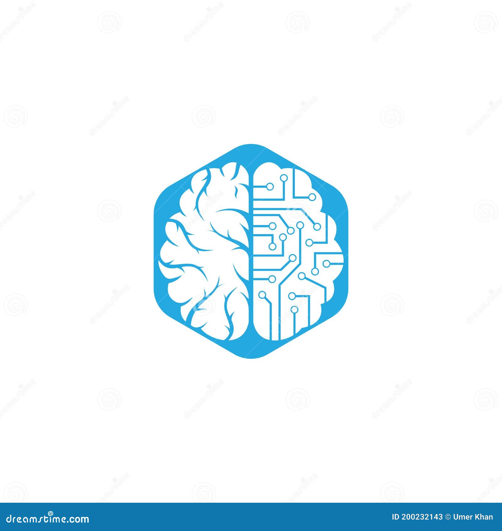 Brain Connection Logo Design. Stock Vector - Illustration of human ...