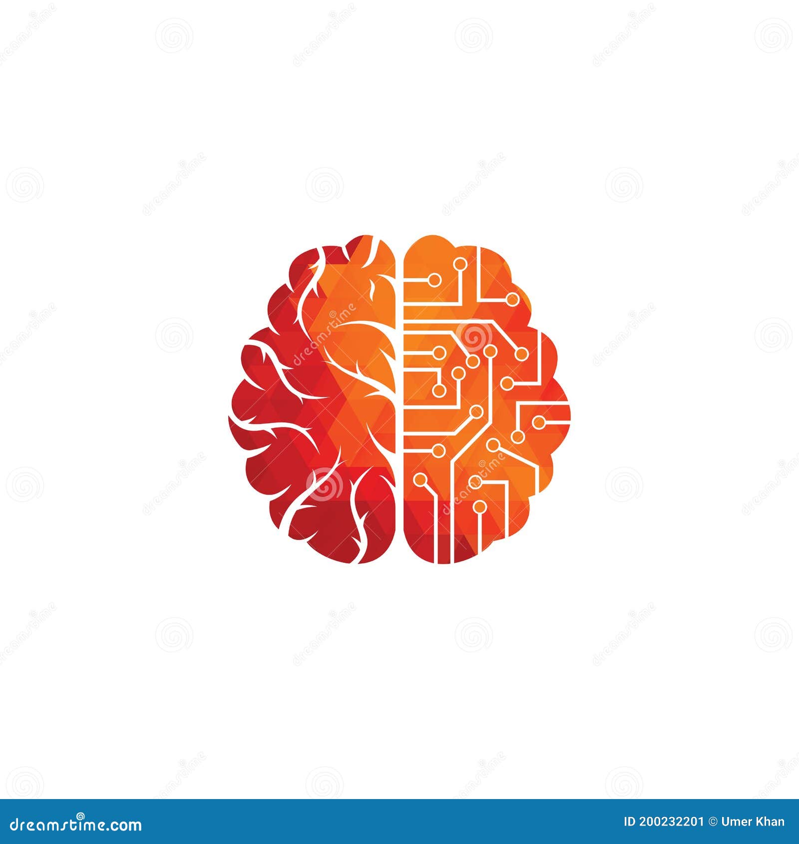 Brain Connection Logo Design. Stock Vector - Illustration of abstract ...