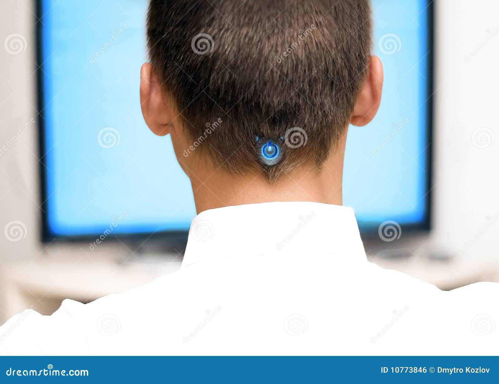 Brain control stock photo. Image of computer, light, ideas - 10773846