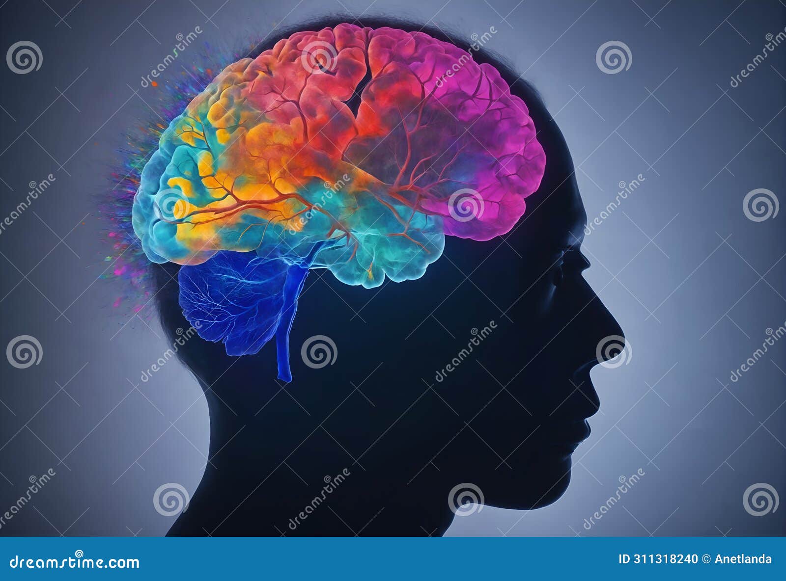 Brain Creativity Psychology Mind Stock Illustration - Illustration of ...