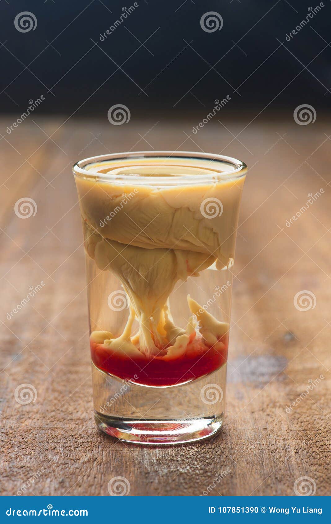 Brain damage cocktail stock photo. Image of luxurious - 107851390