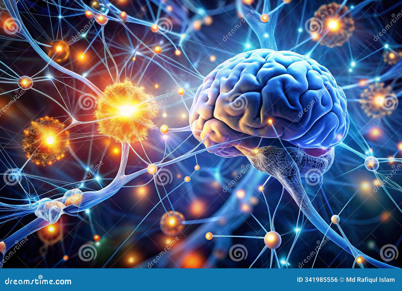 A Brain Depicted As A Constantly Shifting And Morphing Structure ...