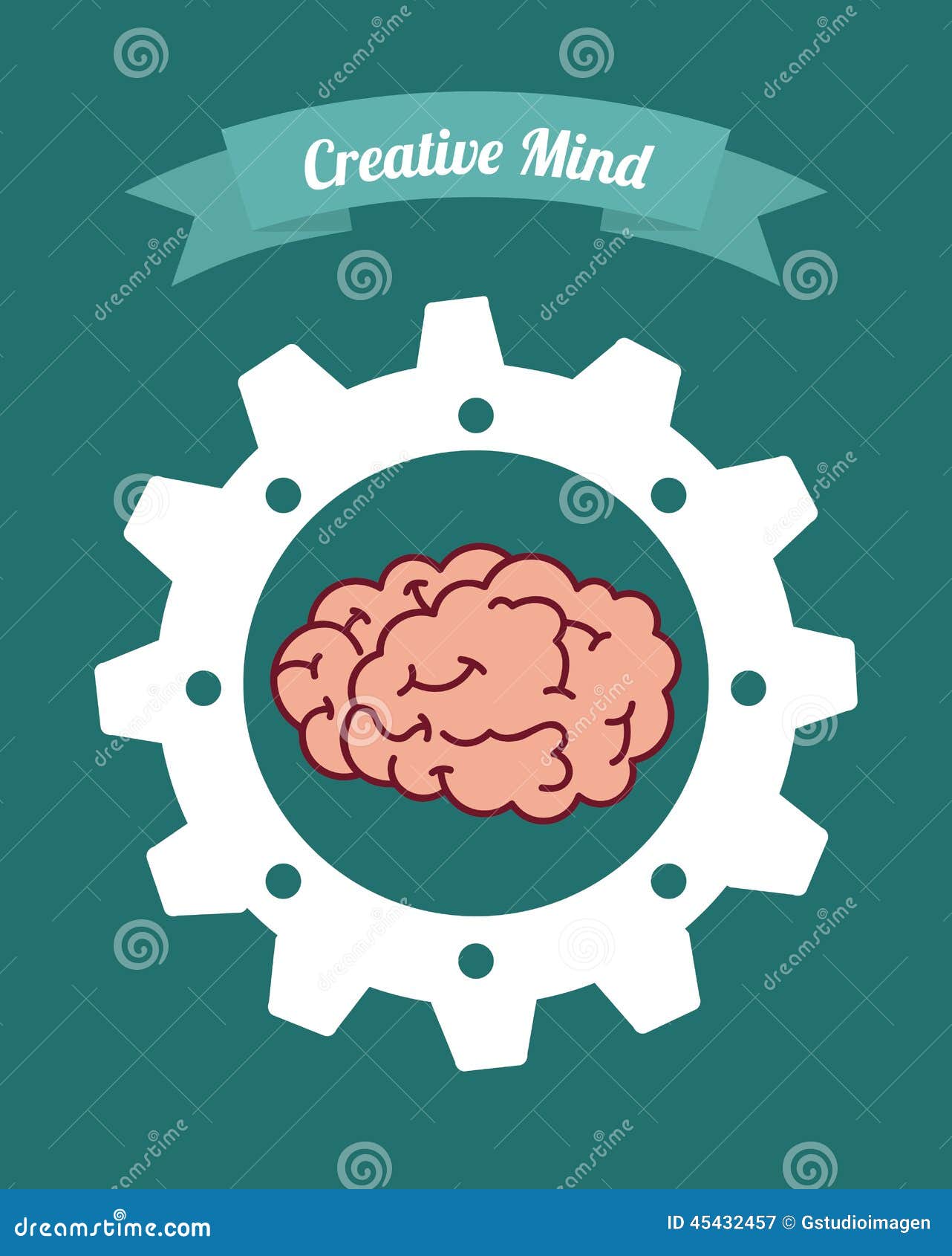 Brain design stock vector. Illustration of design, mental - 45432457