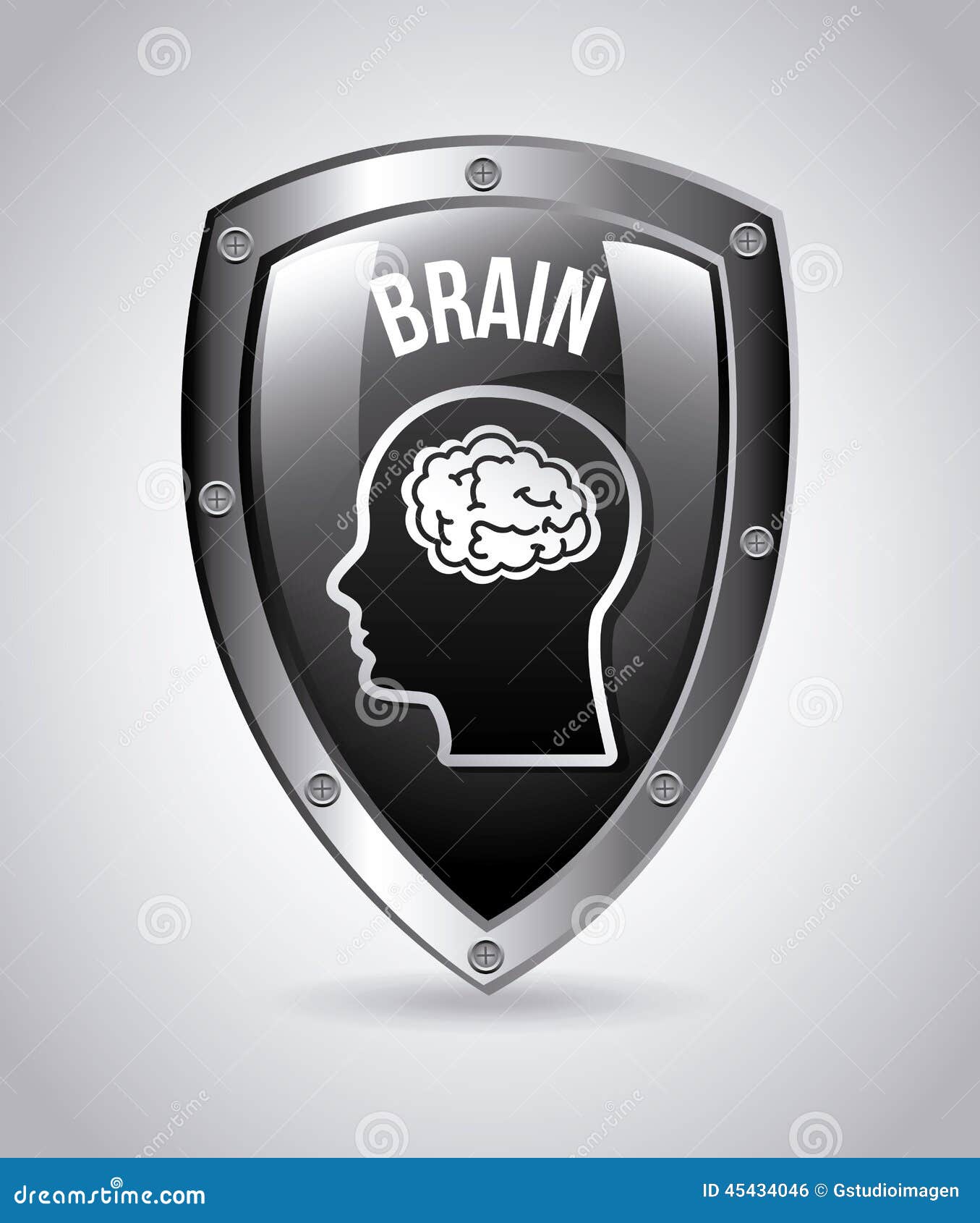 Brain design stock vector. Illustration of psychology - 45434046