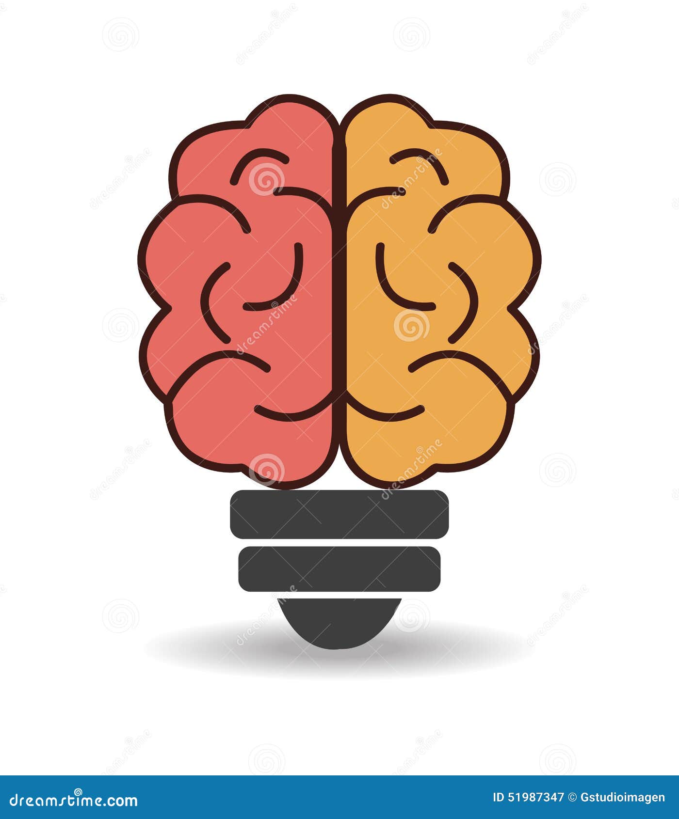 Brain design. stock vector. Illustration of anatomy, brain - 51987347
