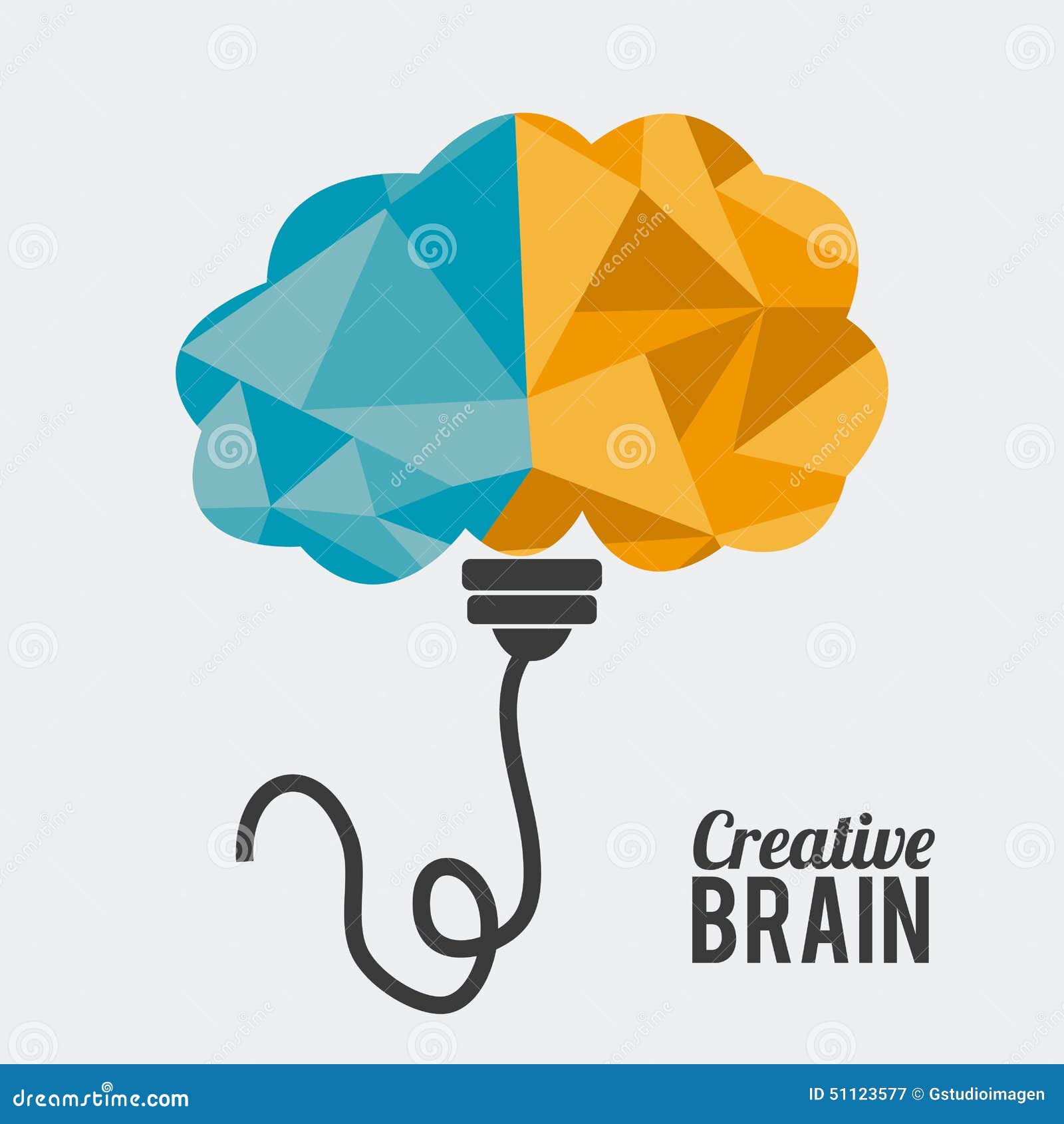 Brain Design, Vector Illustration. Stock Vector - Illustration of ...