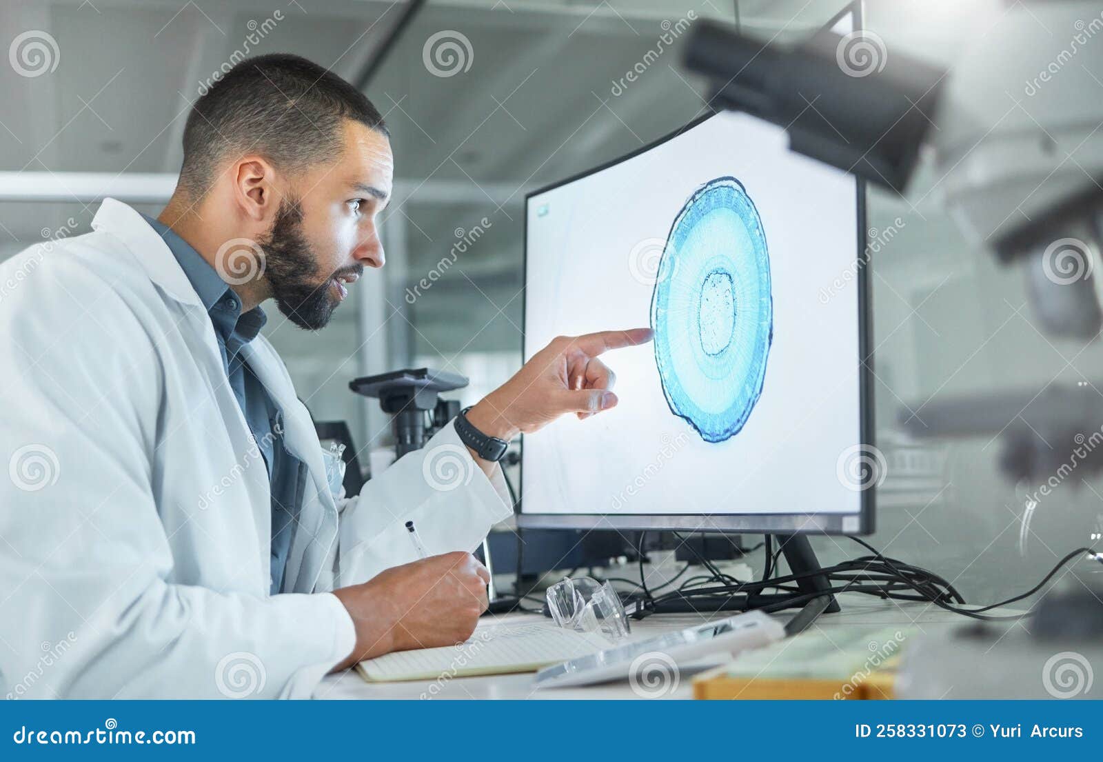 Brain Development, Lab Research and Scientist Working on Analysis of ...