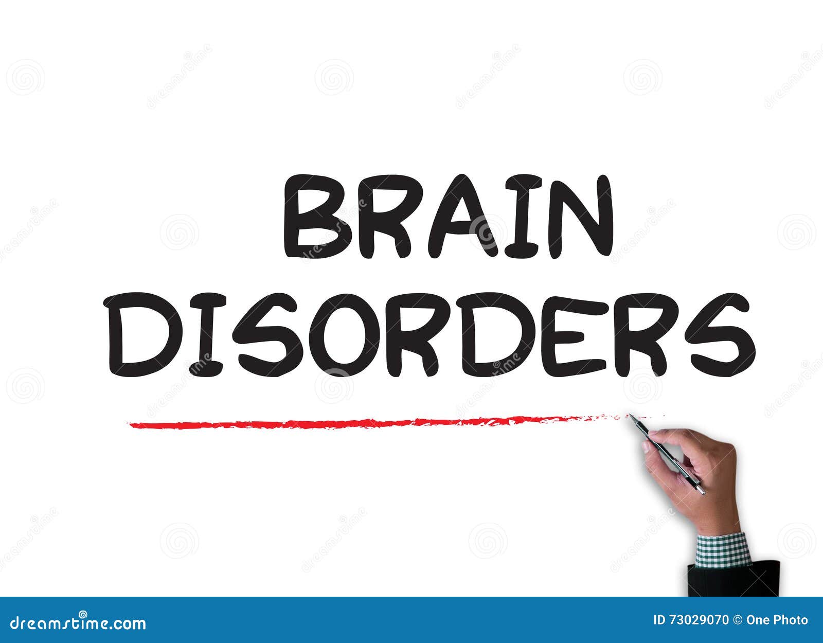 Brain Disorders stock photo. Image of mentalillness, handwrittennotes ...