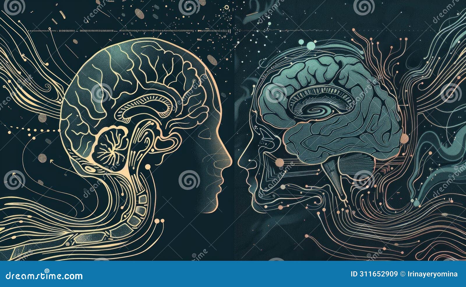 Balancing Scientific Inquiry with Spiritual Wisdom Stock Image - Image ...