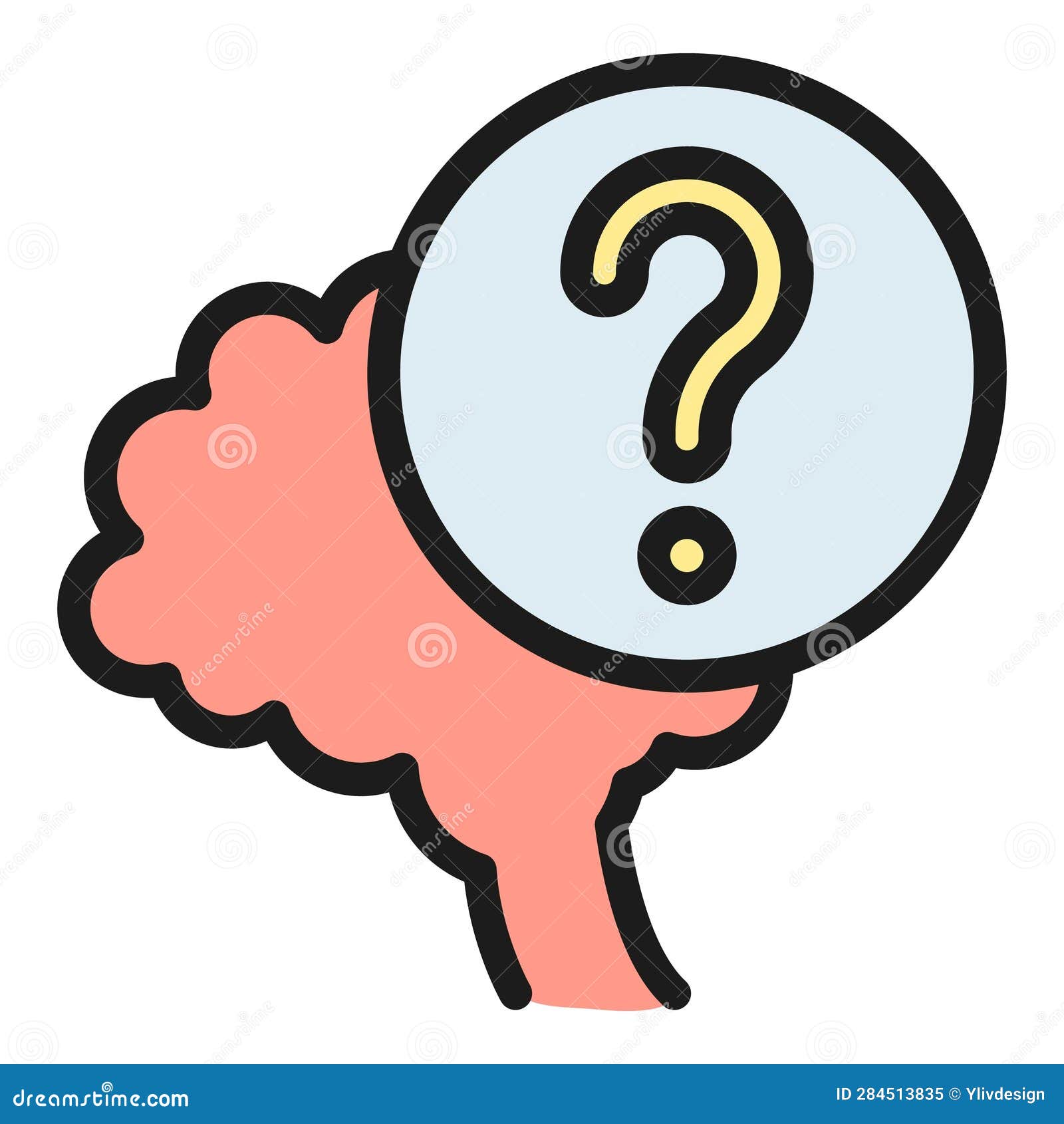 Doubt Icon Vector Question Mark With Male User Person Profile Avatar Symbol For Help Sign In A ...
