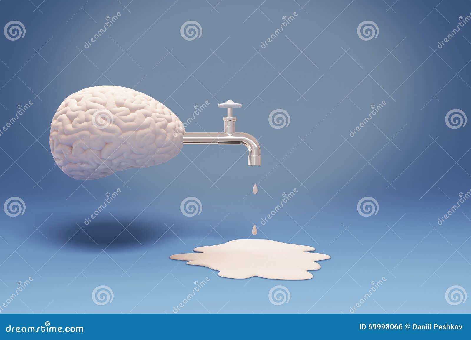 Brain drain stock illustration. Illustration of cerebral - 69998066