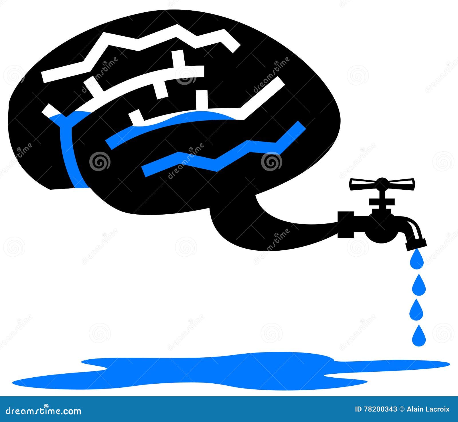 Brain Drain Hand Royalty-Free Stock Photography | CartoonDealer.com ...