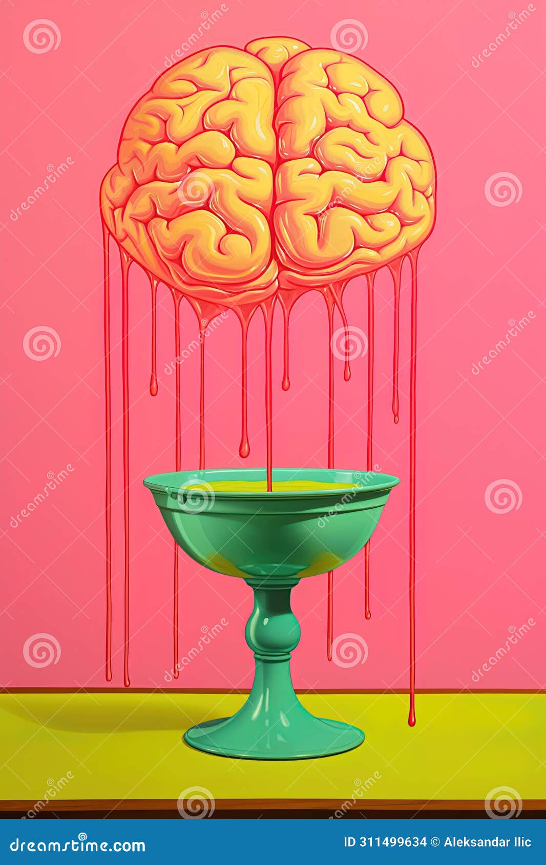 Brain Draining. Squeezing Brain Liquid. Stealing Information and Ideas ...
