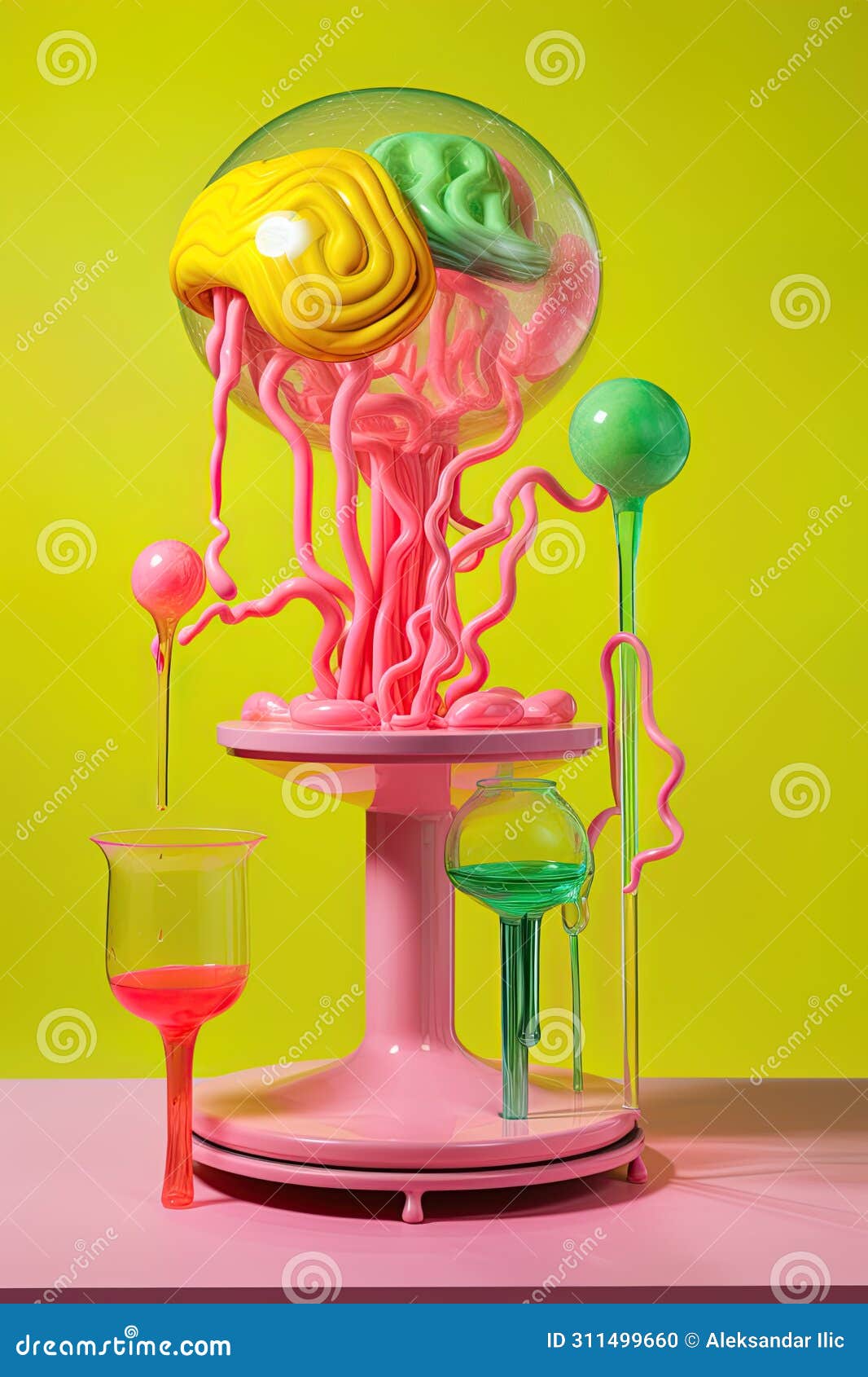 Brain Draining. Squeezing Brain Liquid. Stealing Information and Ideas ...