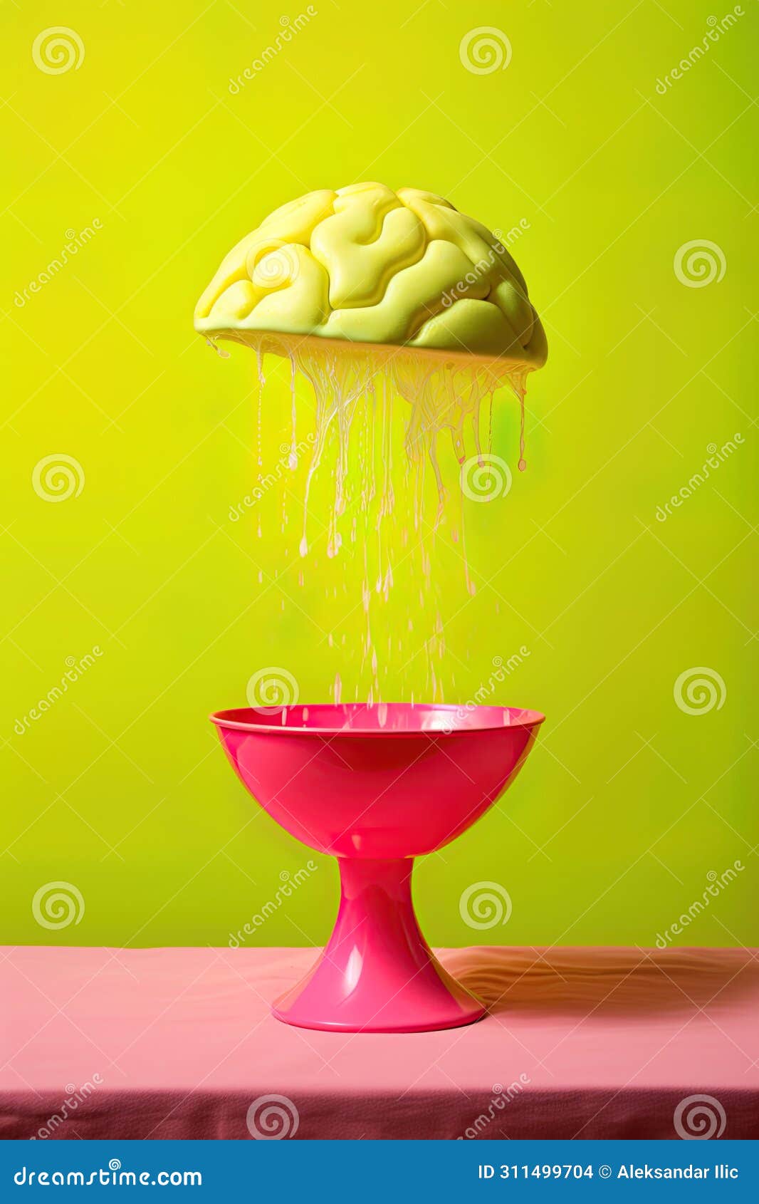 Brain Draining. Squeezing Brain Liquid. Stealing Information and Ideas ...