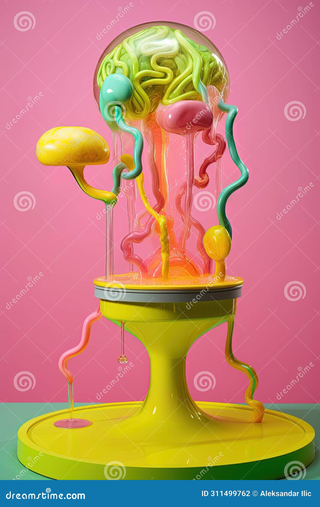 Brain Draining. Squeezing Brain Liquid. Stealing Information and Ideas ...