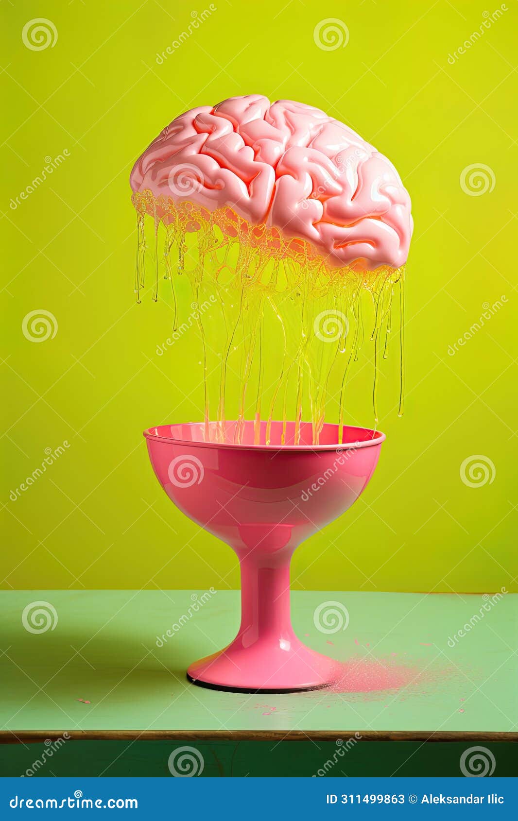 Brain Draining. Squeezing Brain Liquid. Stealing Information and Ideas ...