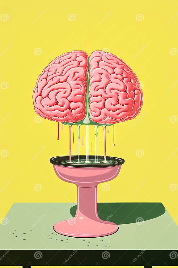 Brain Draining. Squeezing Brain Liquid. Stealing Information and Ideas ...