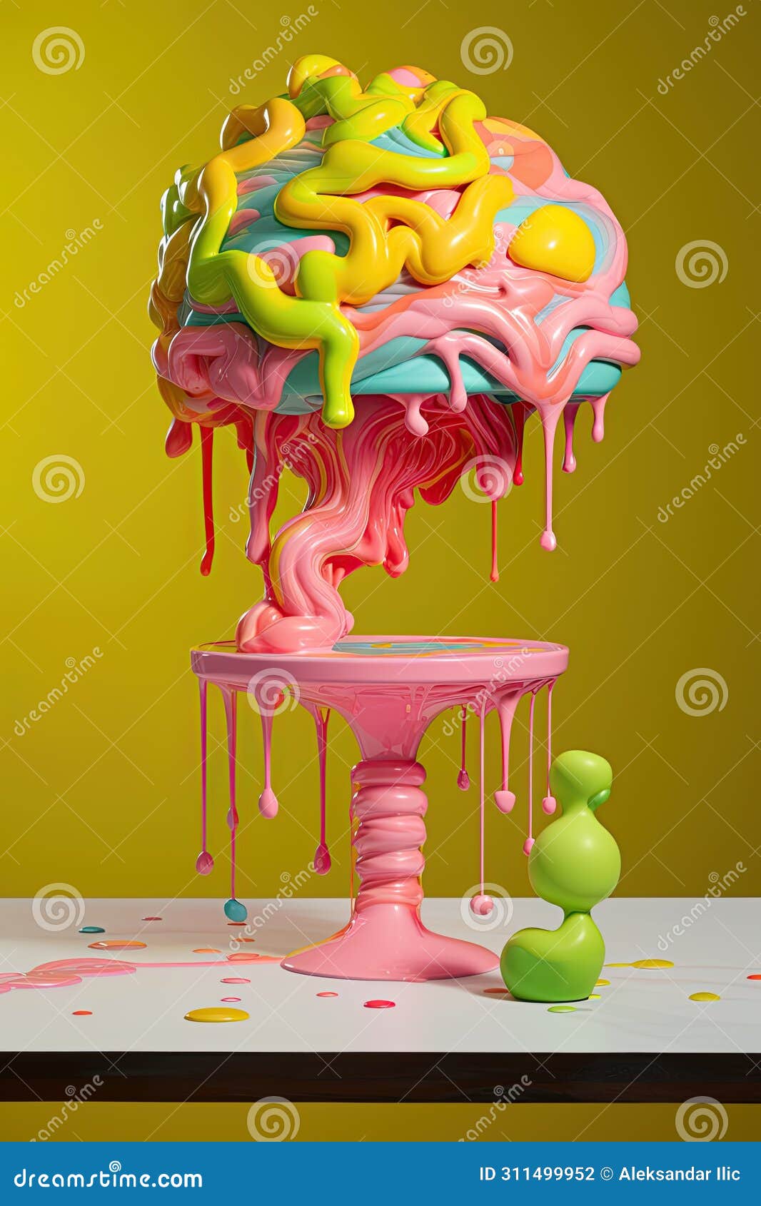 Brain Draining. Squeezing Brain Liquid. Stealing Information and Ideas ...