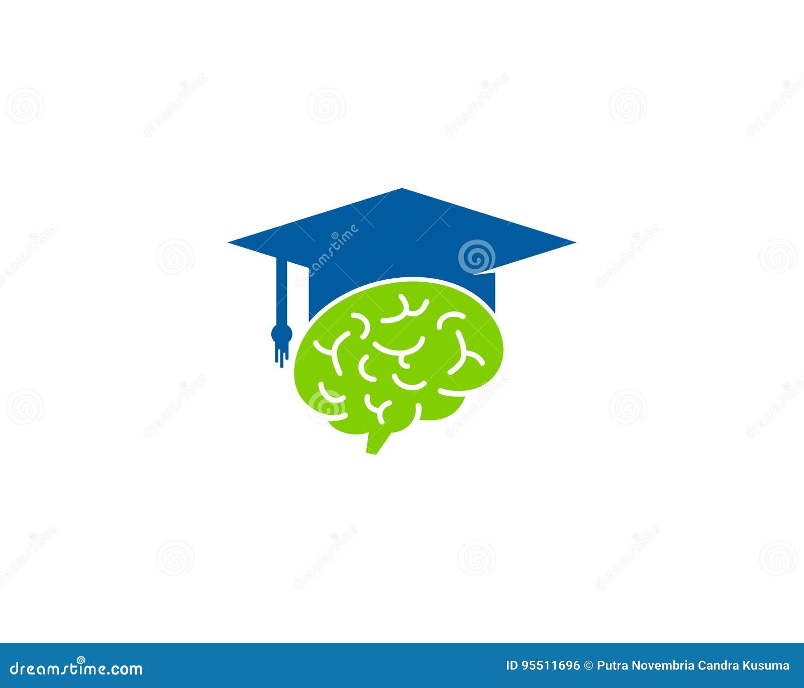 Brain Education Icon Logo Design ELement Stock Vector - Illustration of ...