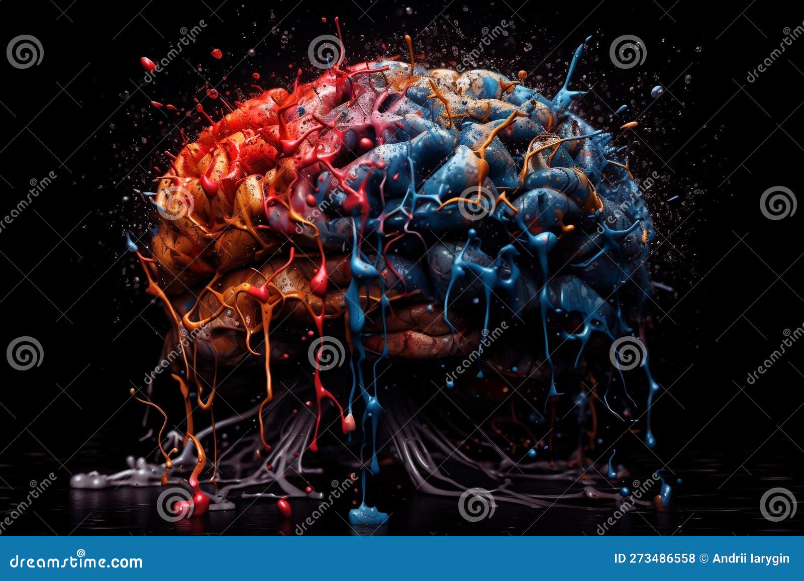 Brain Explosion. Confused Emoticon Has Boiling Head. Shocked Character ...