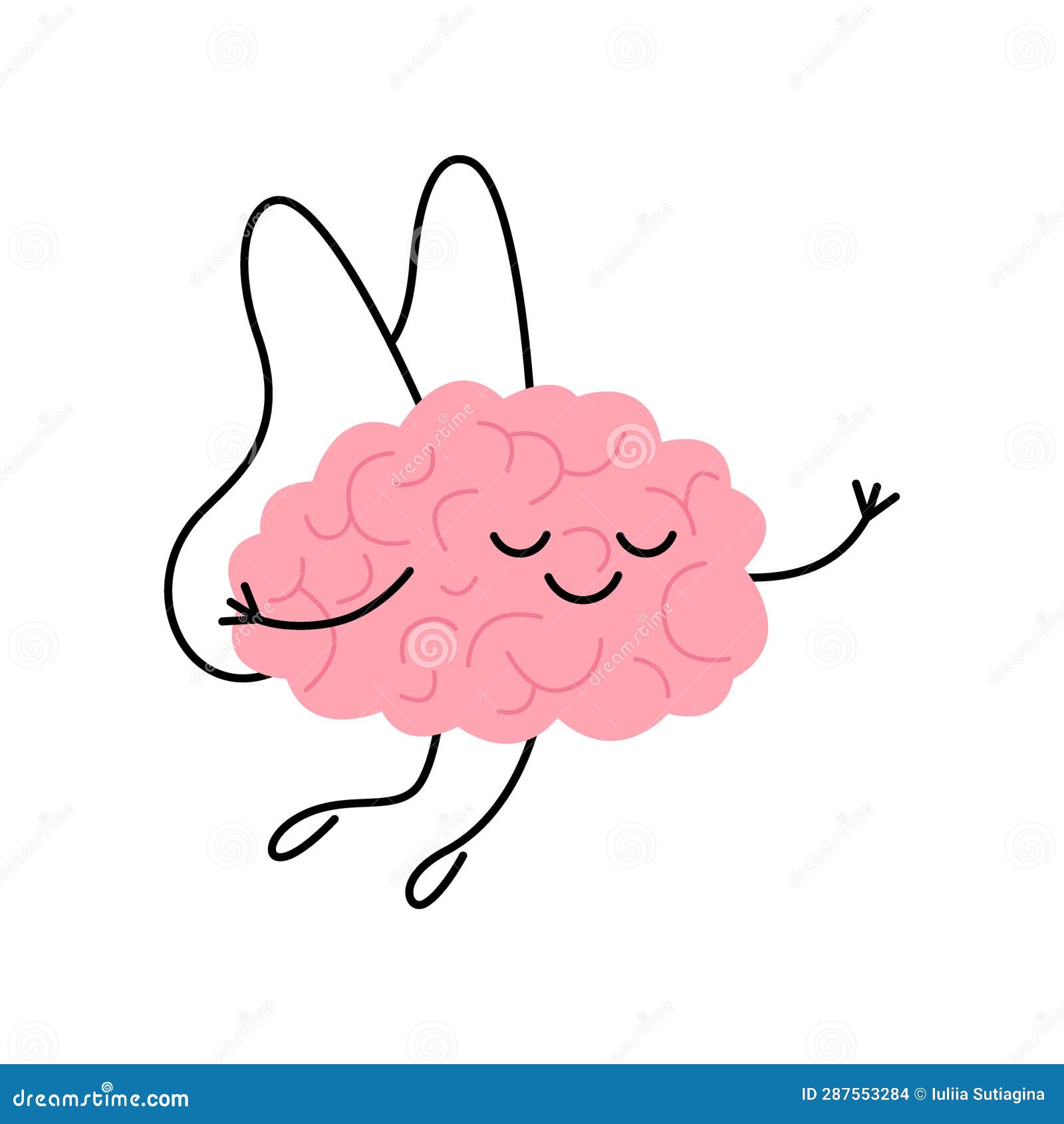 Brain Fall Cartoon Vector | CartoonDealer.com #48118673