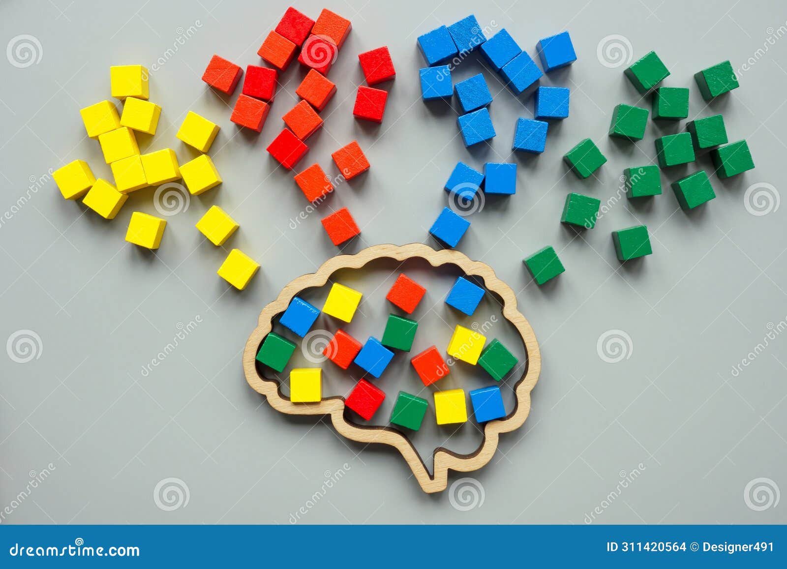 Brain and Flows of Colored Cubes As a Concept for Learning and ...