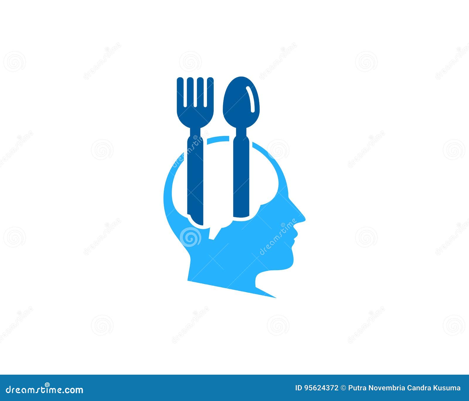 Brain Food Icon Logo Design Element Stock Vector - Illustration of ...