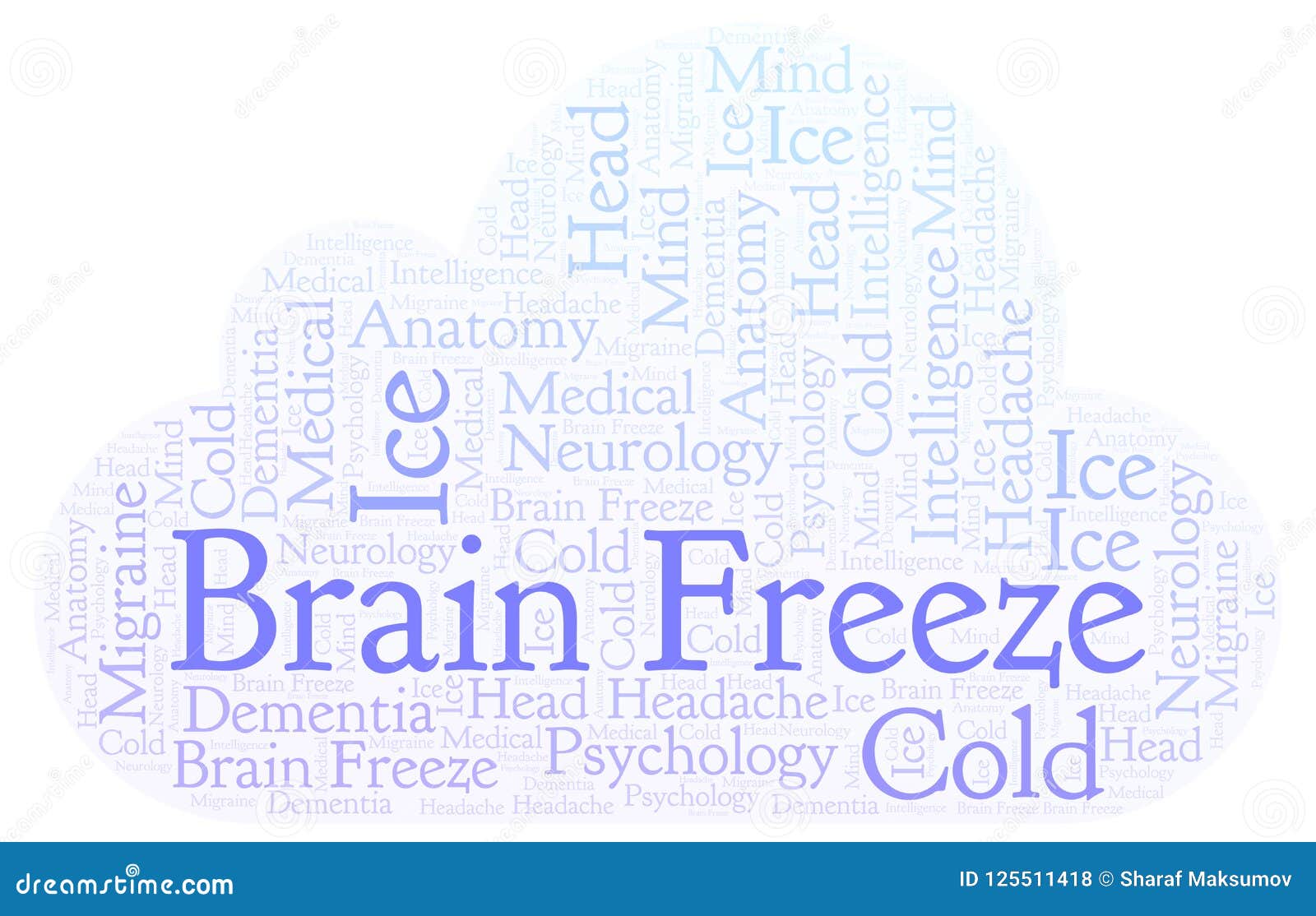 Brain Freeze Illustration | CartoonDealer.com #107071606
