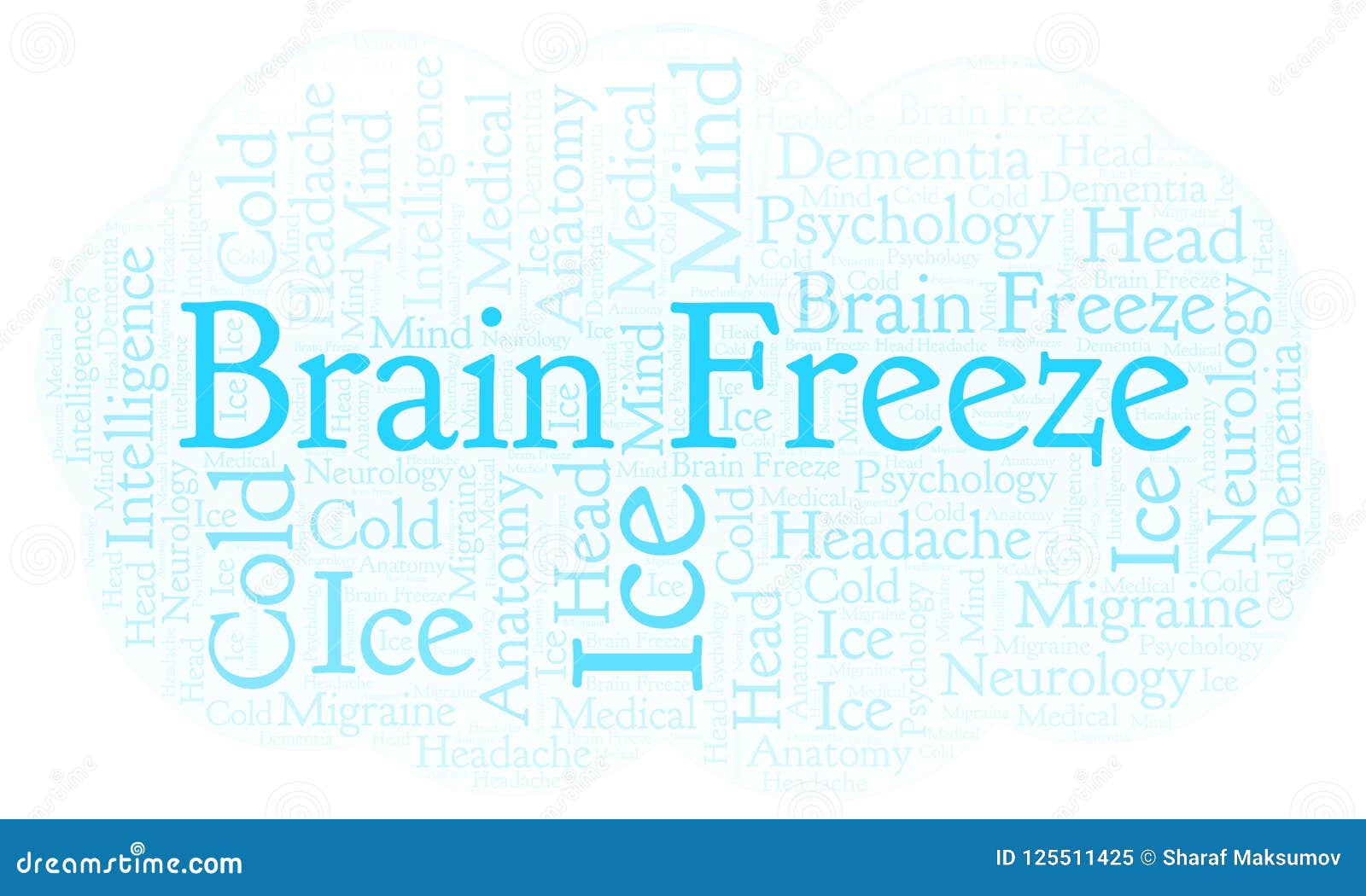 Brain Freeze Illustration | CartoonDealer.com #107071606