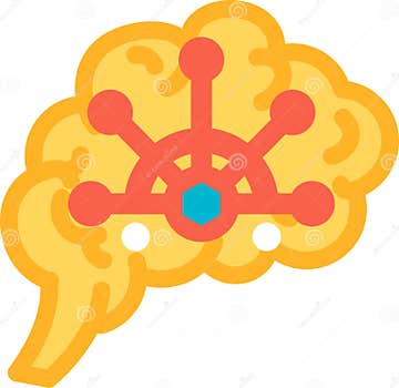 Brain Function Control of Human Body Icon Vector Stock Vector ...