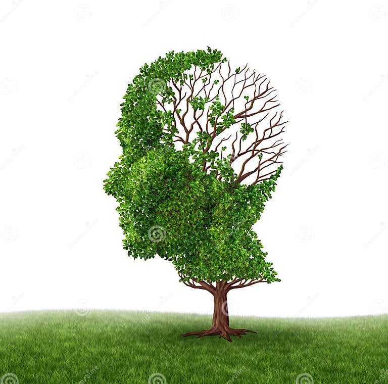 Brain Function Loss stock illustration. Illustration of loss - 24696793