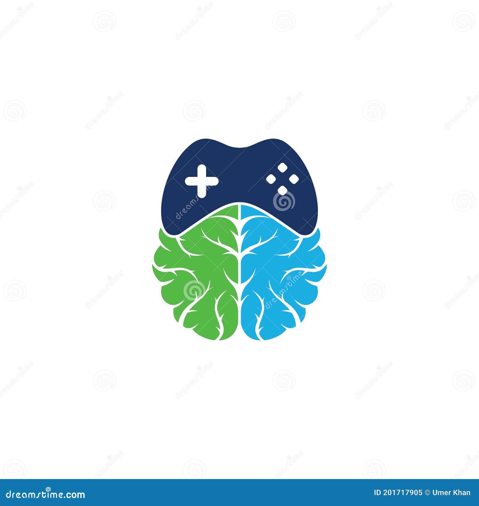 Brain Game Logo Vector Logo Design. Stock Vector - Illustration of ...
