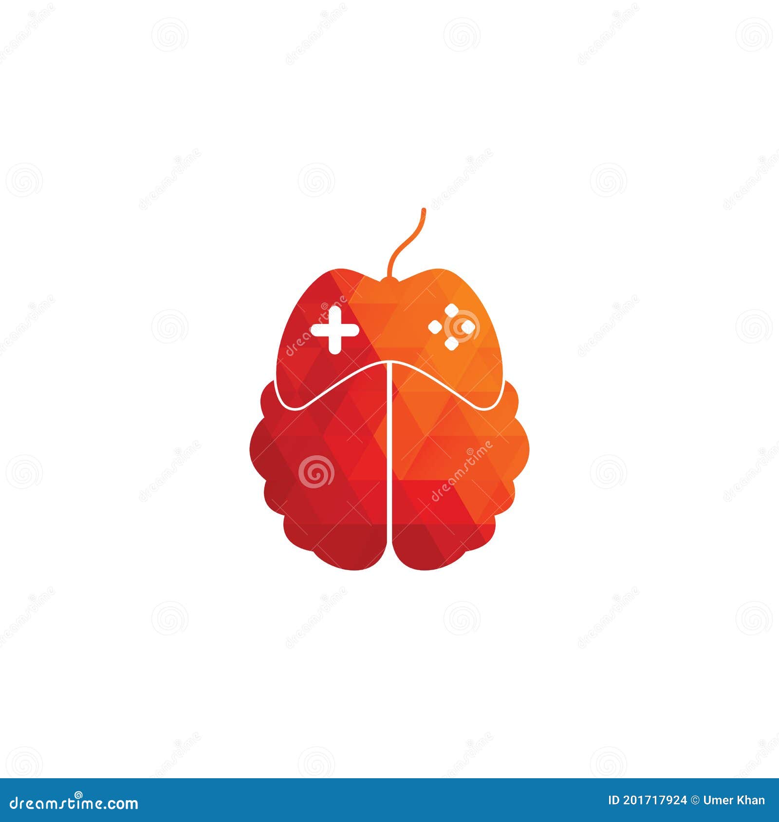 Brain Game Logo Vector Logo Design. Stock Vector - Illustration of ...