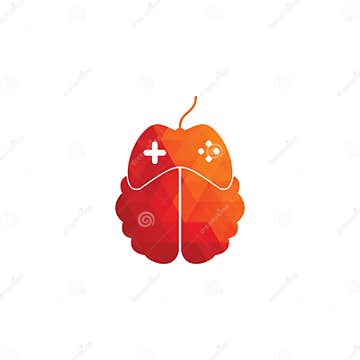 Brain Game Logo Vector Logo Design. Stock Vector - Illustration of ...
