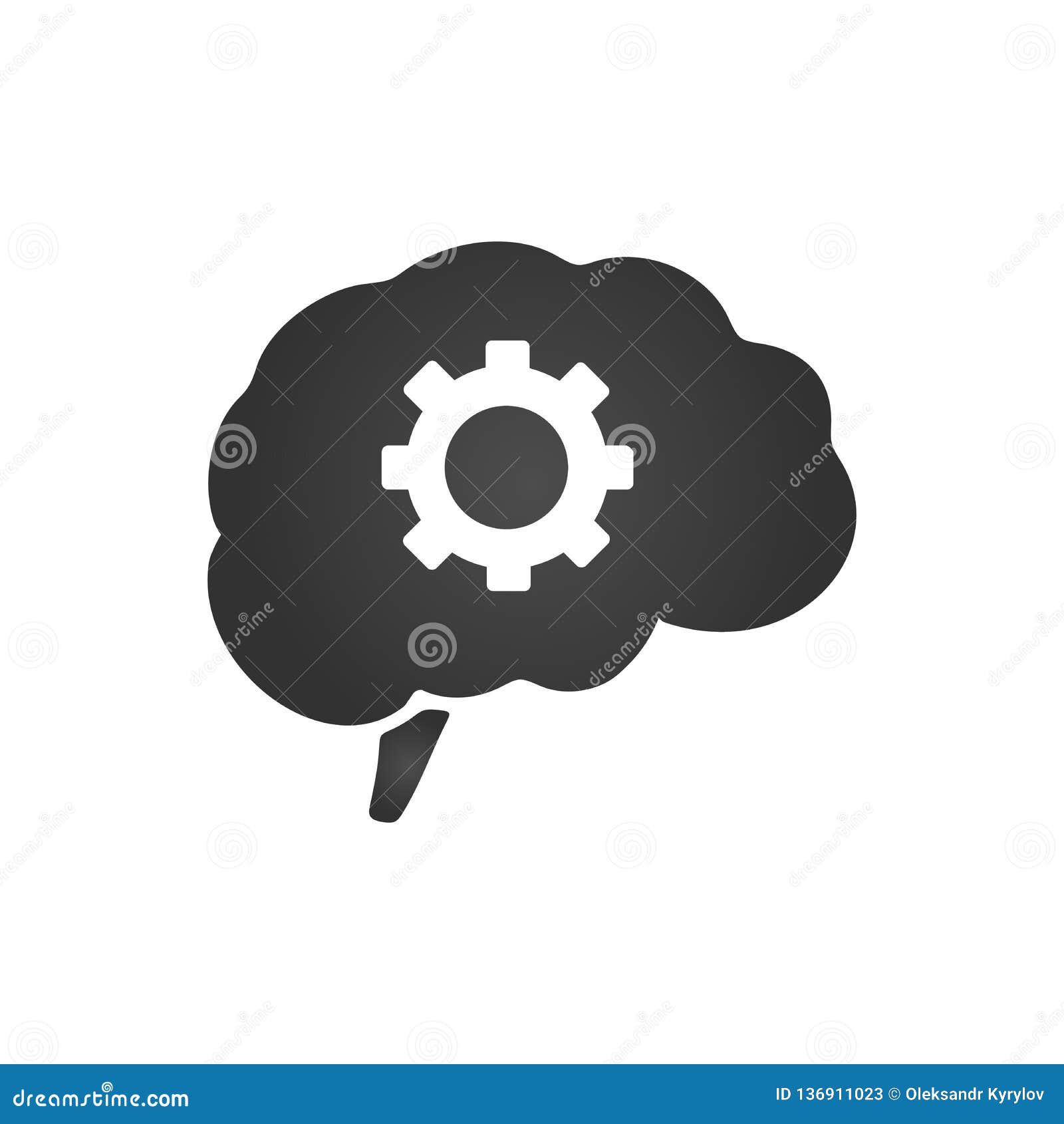 Brain Gears Icon