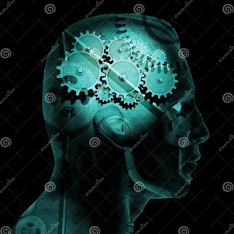 Brain Gears stock illustration. Illustration of intelligence - 17478291
