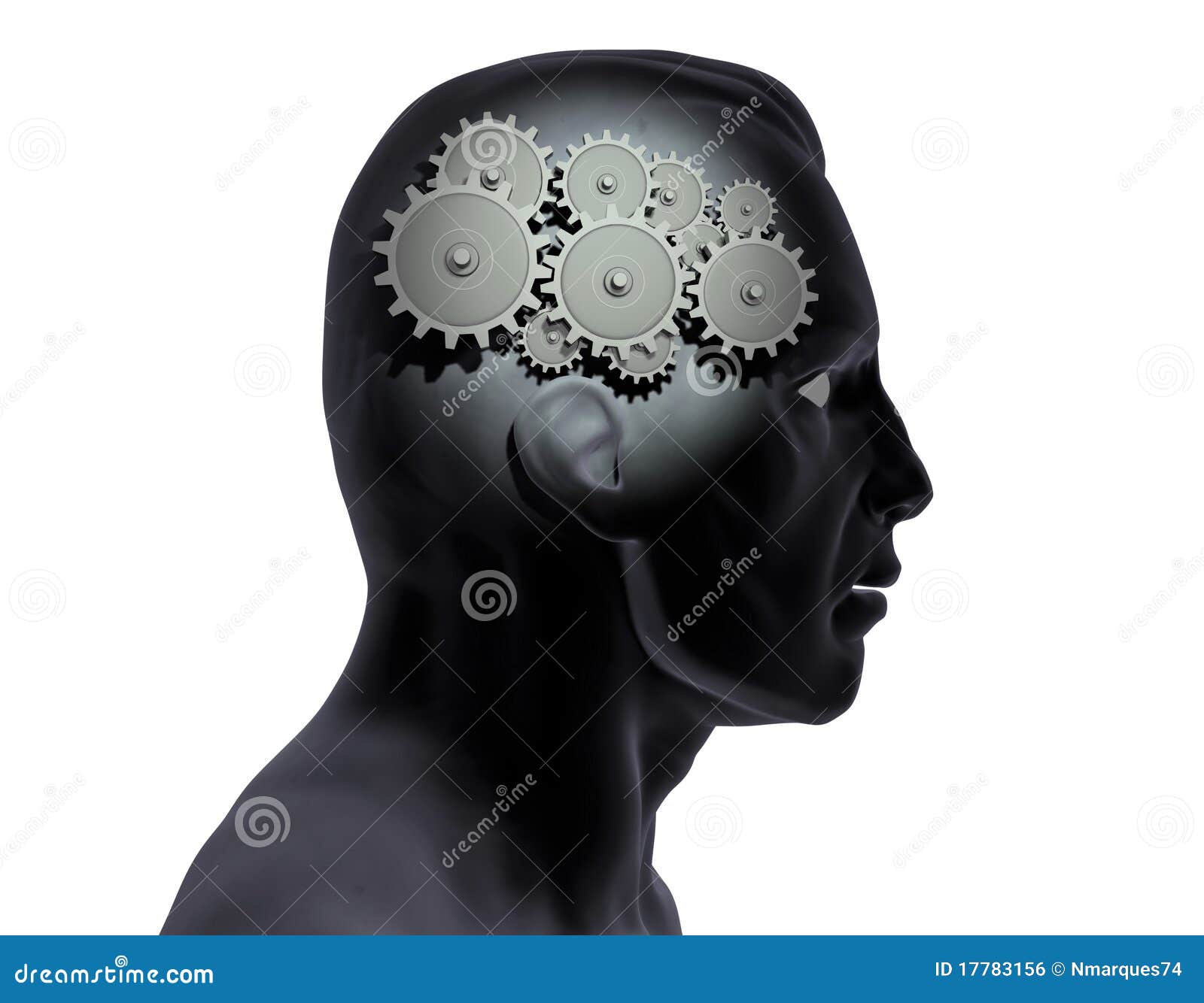 Brain Gears stock illustration. Illustration of succeed - 17783156