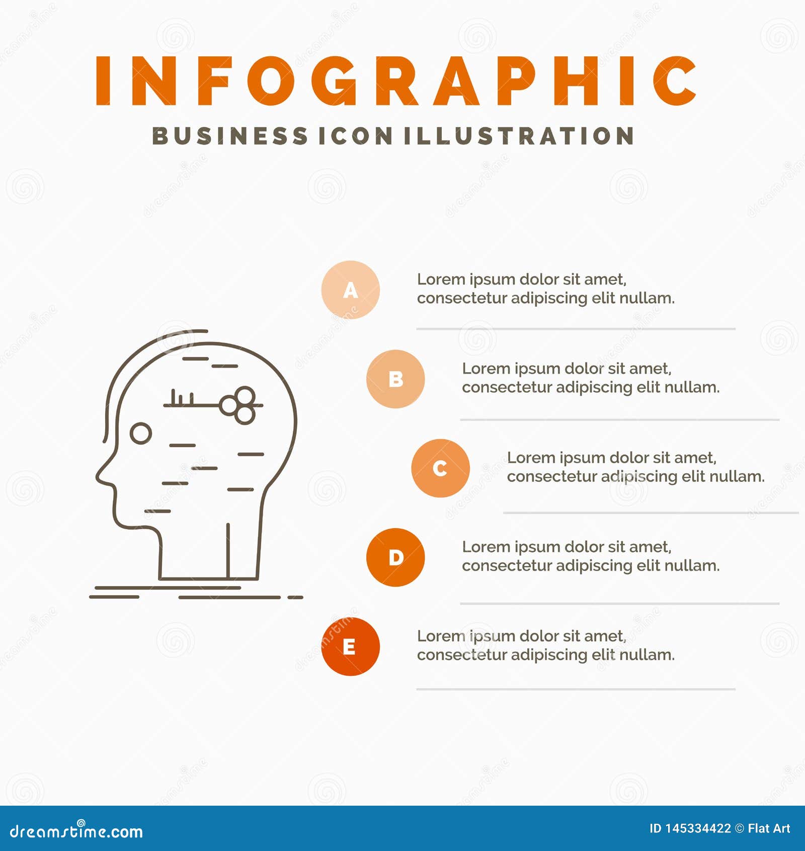 Brain, Hack, Hacking, Key, Mind Infographics Template for Website and ...