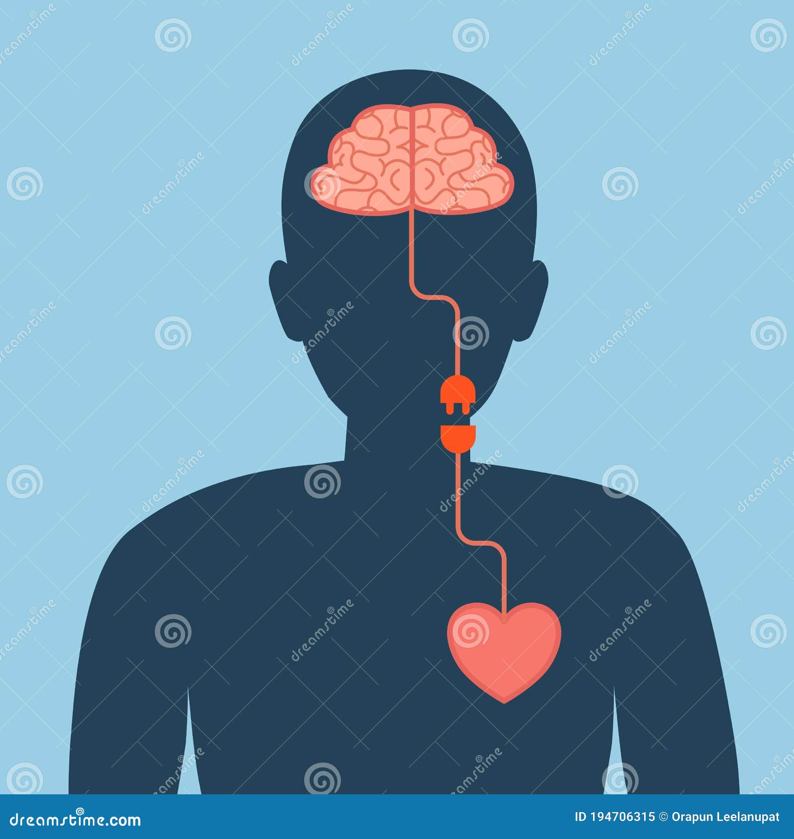 Brain and Heart Electric Plug Connection Interaction Concept ...