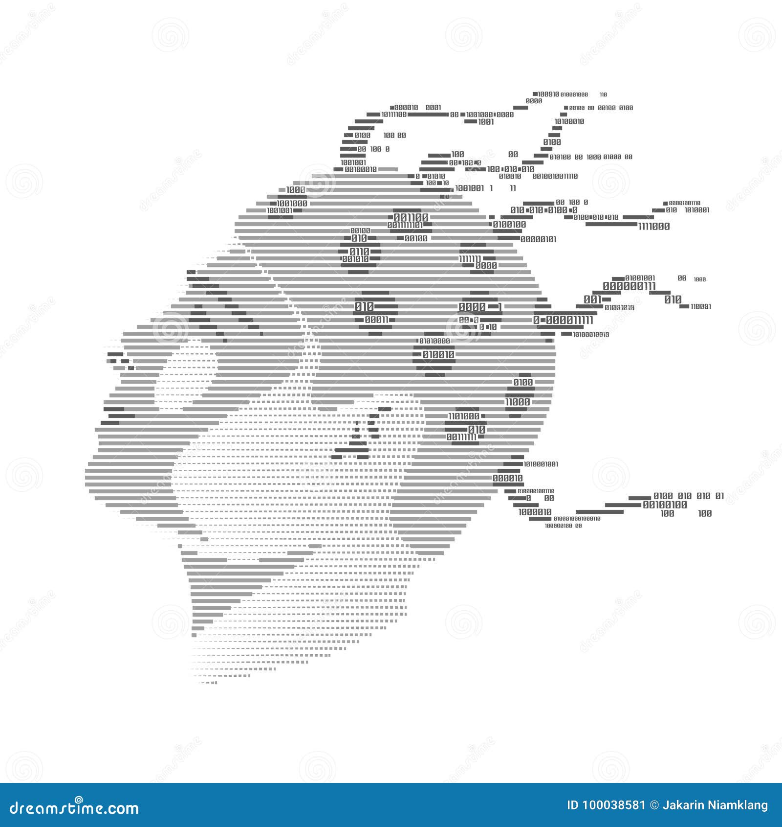 Brain Helmet ilustração do vetor. Ilustração de avatar - 100038581