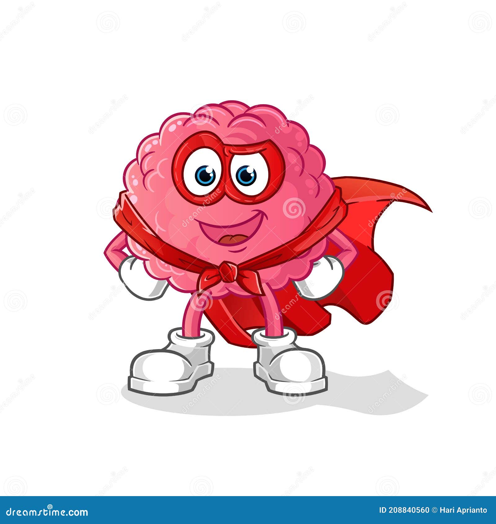 Brain Heroes Vector. Cartoon Character Stock Vector - Illustration of ...
