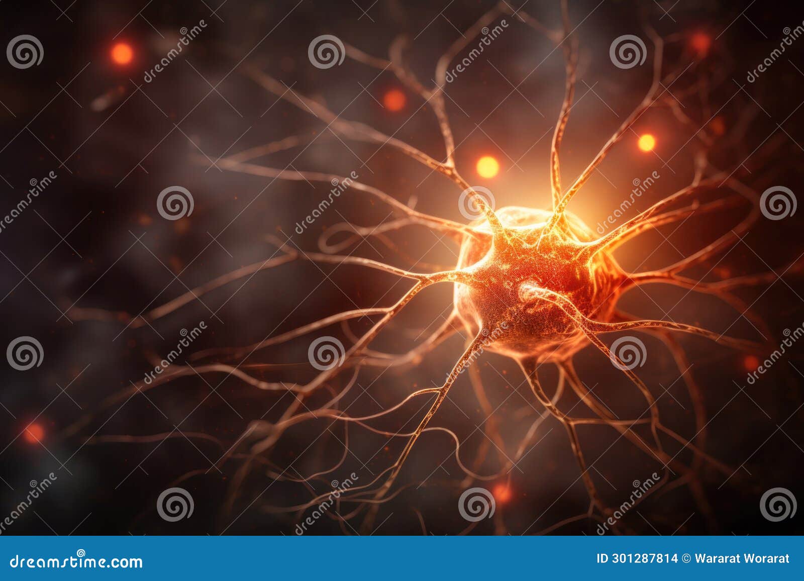 Brain of Human Brain Showing Neurons Firing and Neural Extensions Stock ... Brain of Human Brain Showing Neurons Firing and Neural Extensions Stock ...