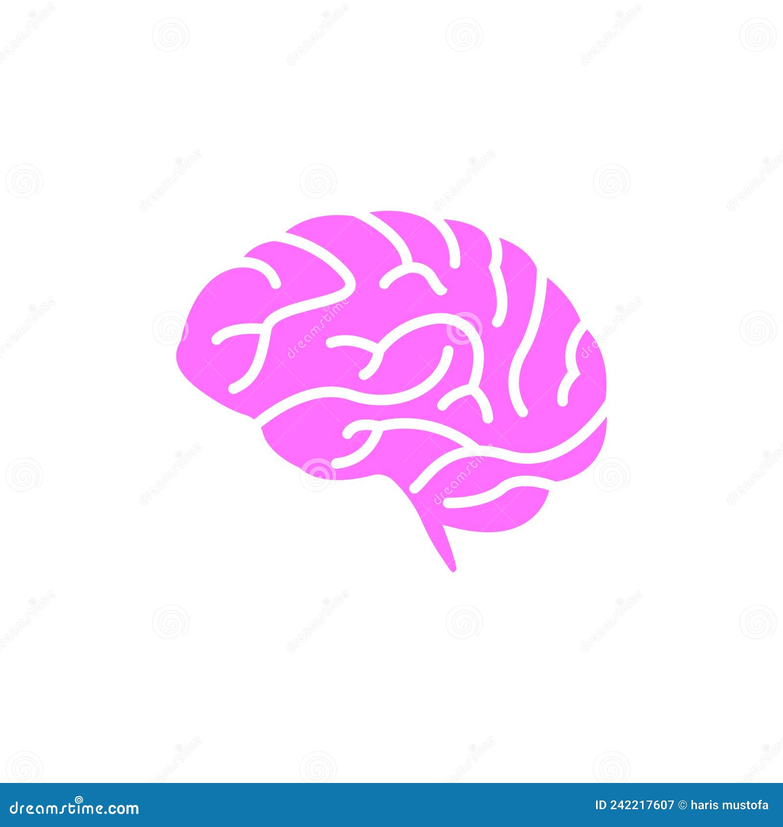 Brain Icon Design Template Vector Isolated Illustration Stock Vector ...