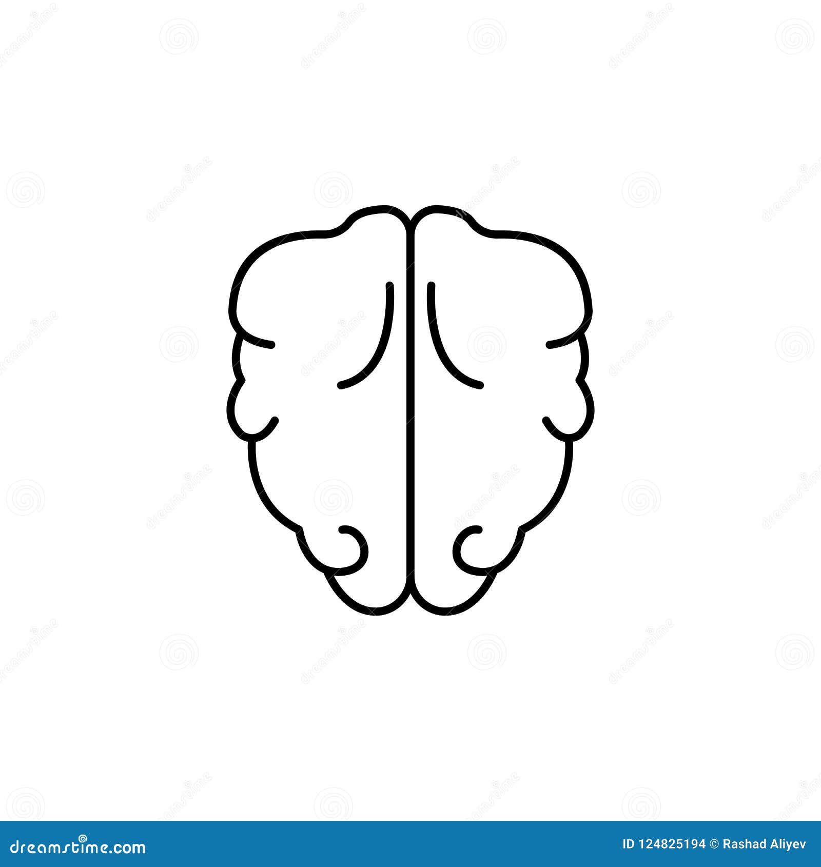 Brain Icon. Element of Scientifics Study Icon for Mobile Concept and ...