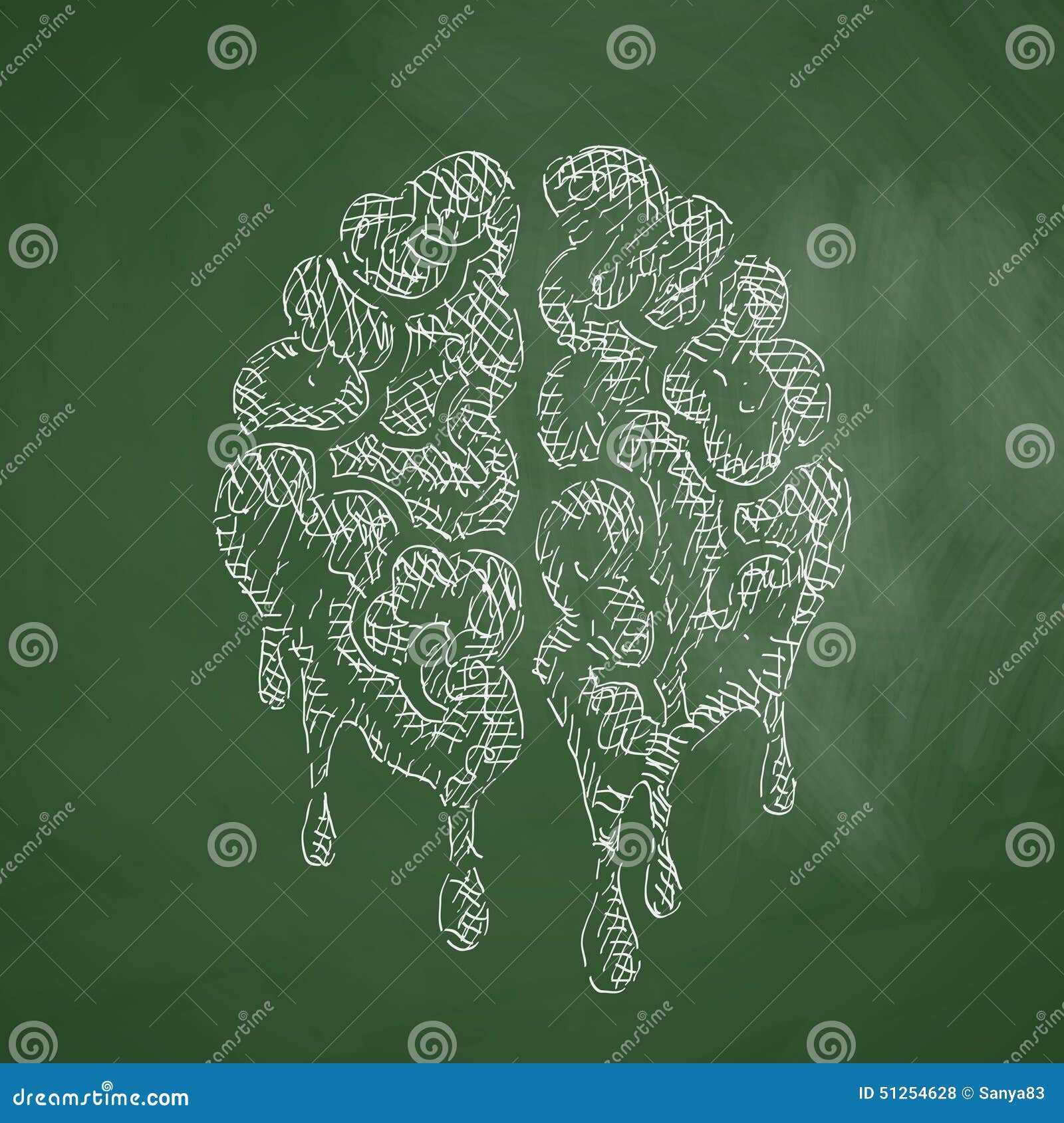 Brain icon stock vector. Illustration of lithography - 51254628
